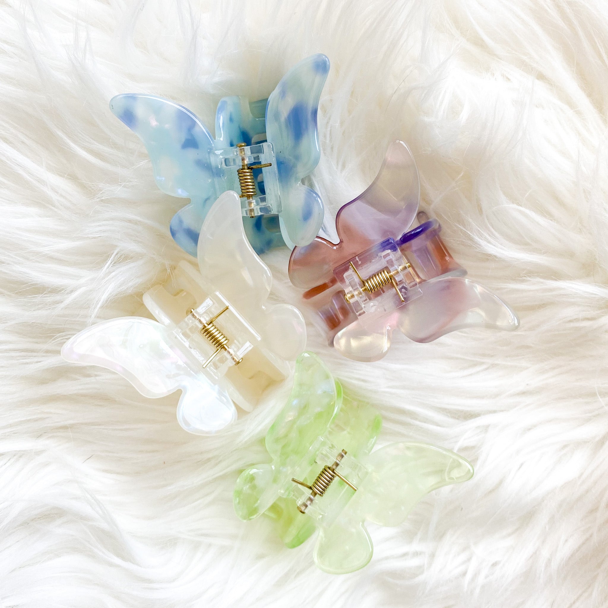 Purple Butterfly Hair Clip – Summer Buns