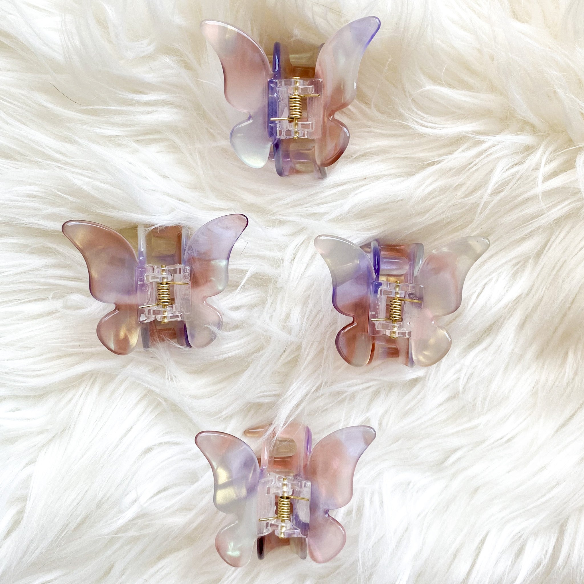 Purple Butterfly Hair Clip – Summer Buns