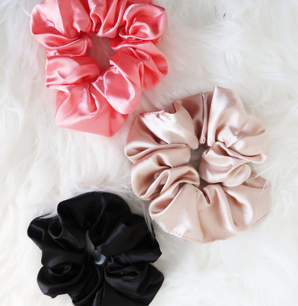 Rosey Pink Scrunchie – Summer Buns